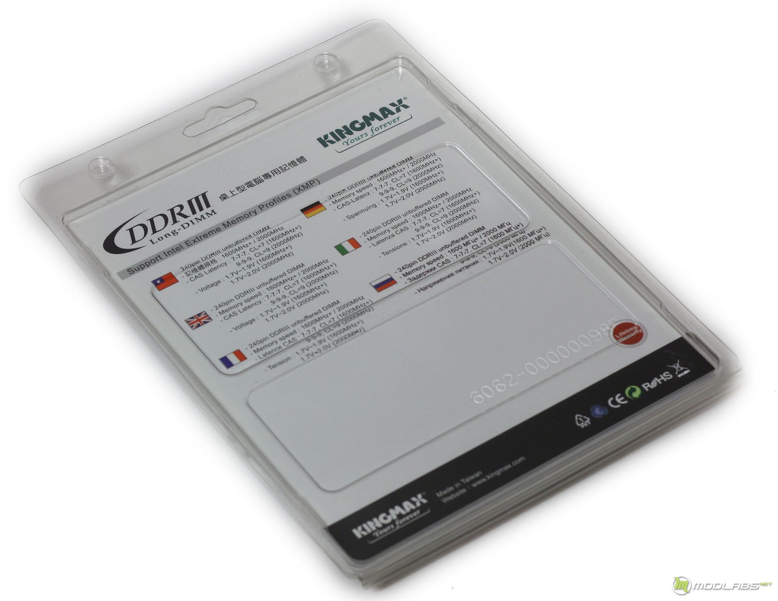 Король максимума. Обзор 6 Гб набора оперативной памяти Kingmax DDR-3 ...